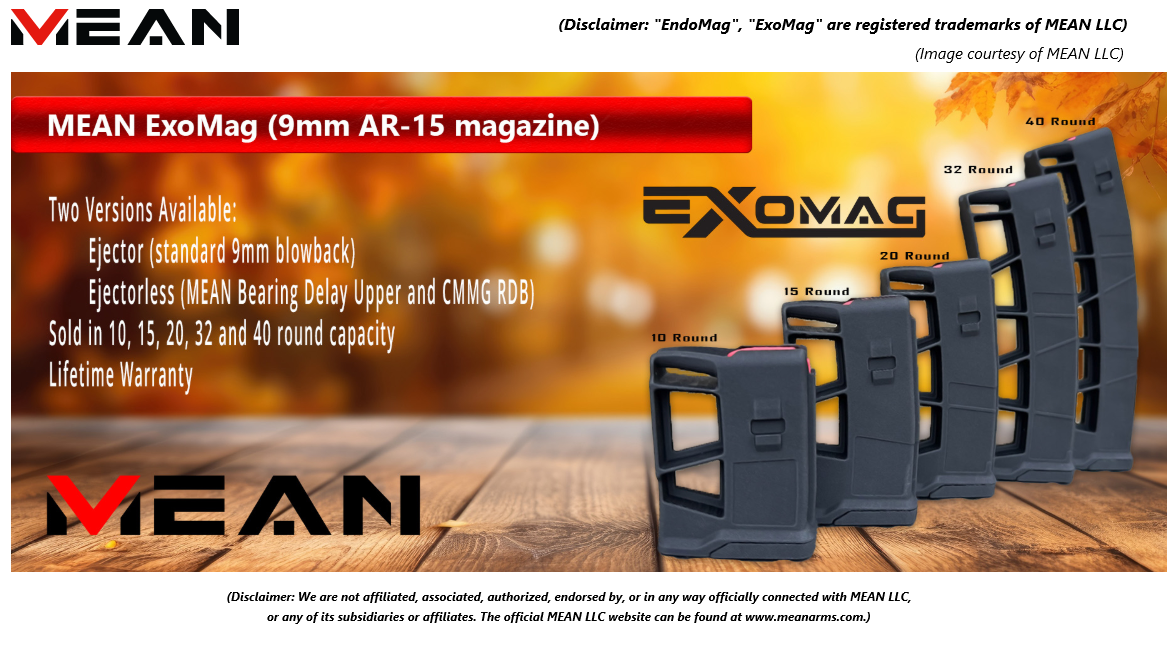 MEAN ARMS ENDO/EXO 9mm+ Uni-Loader (BLACK only) - Uni-Loader